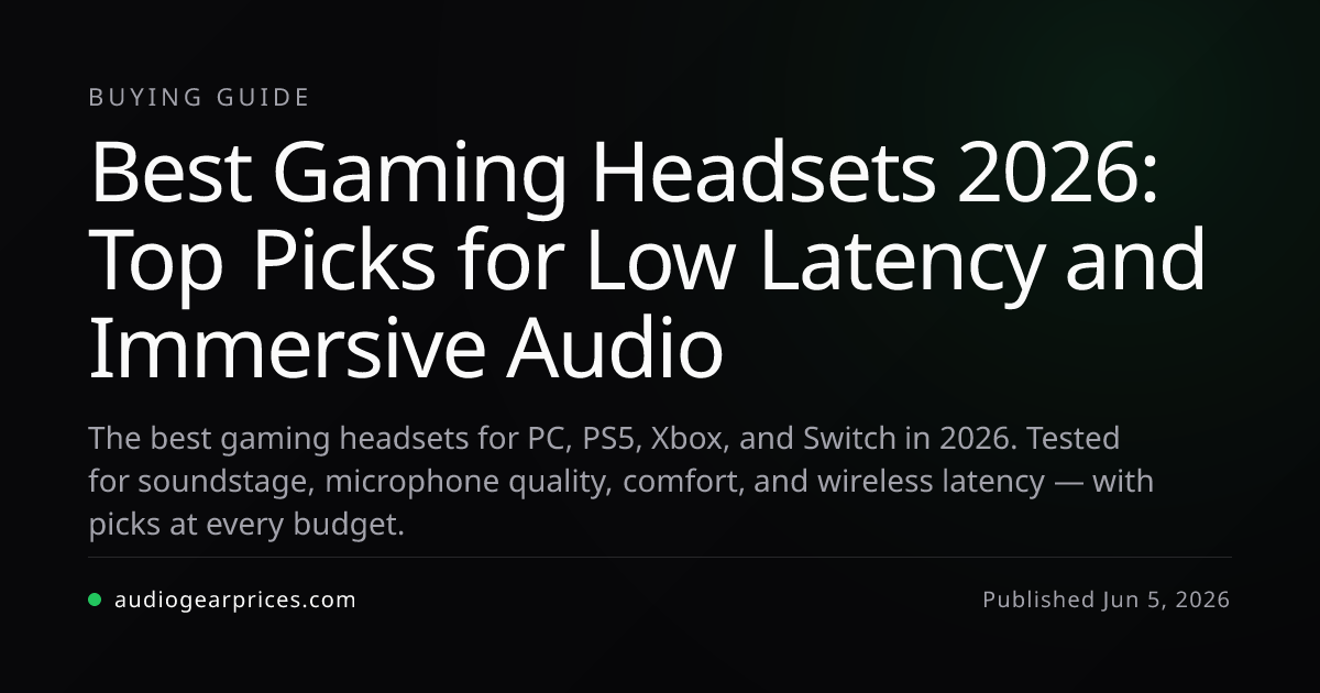 Best Gaming Headsets 2026: Top Picks for Low Latency and Immersive ...