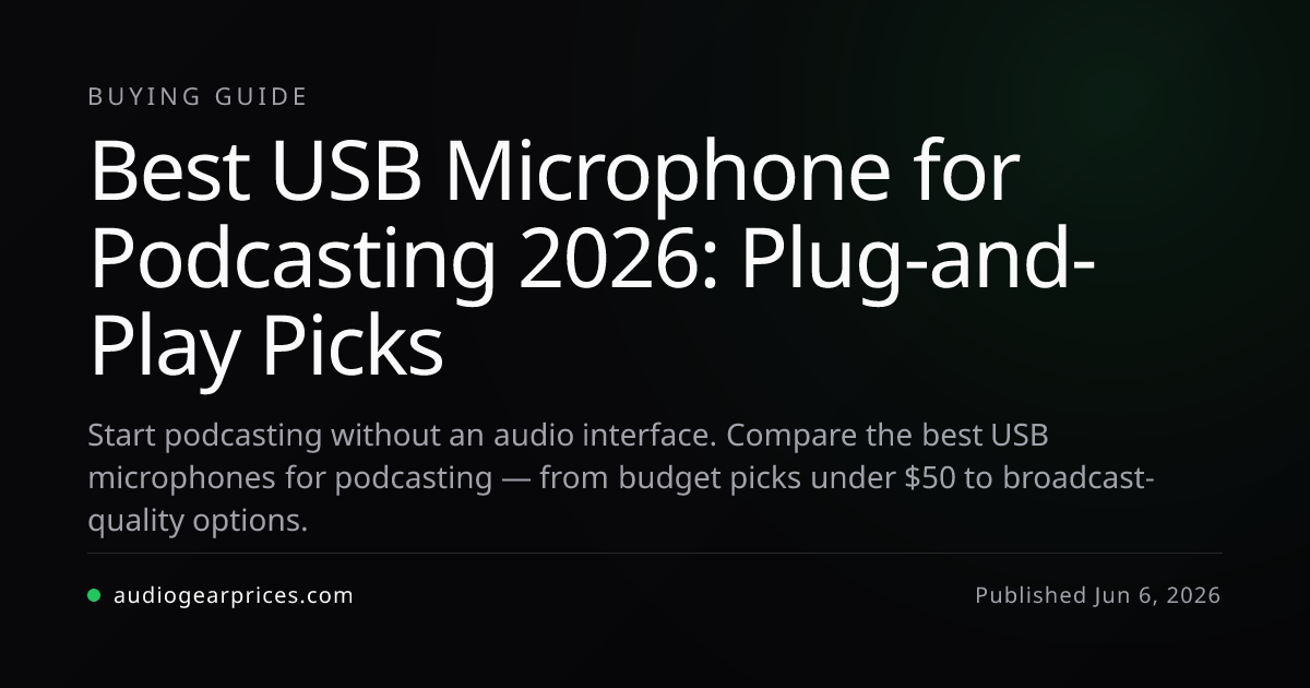 Best USB Microphone for Podcasting 2026: Plug-and-Play Picks | Audio ...
