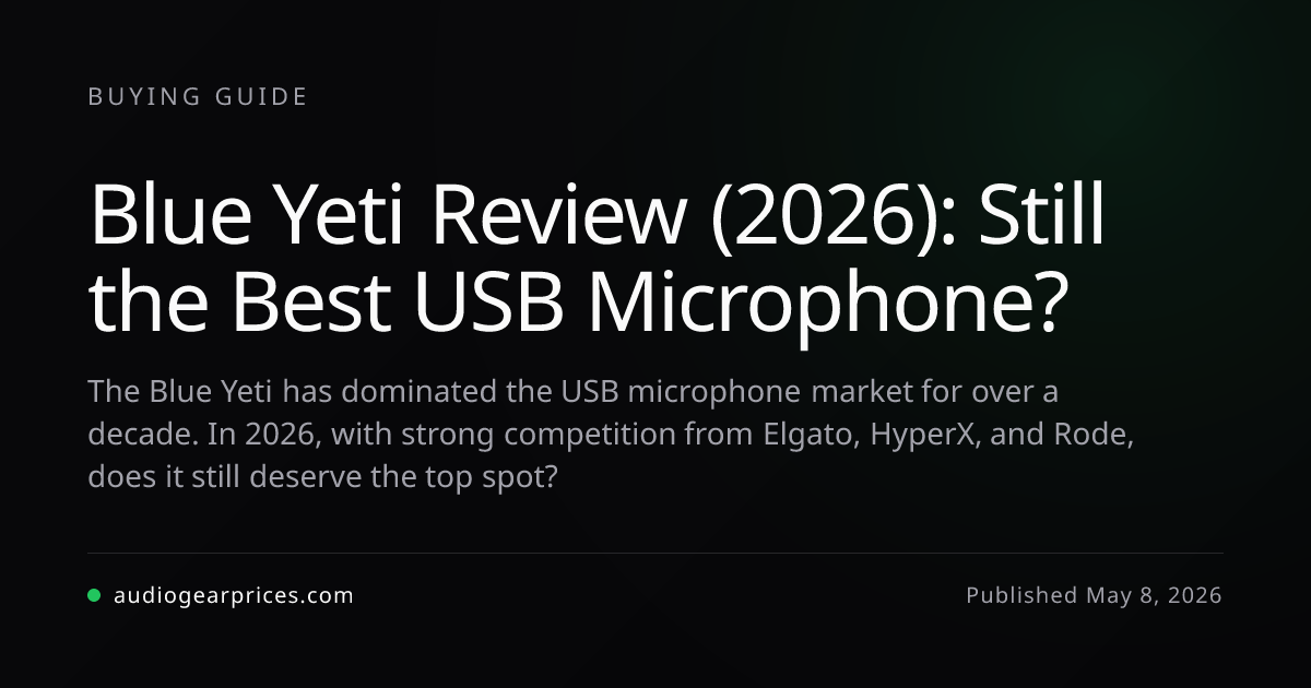 Blue Yeti Review (2026): Still the Best USB Microphone? | Audio Gear ...